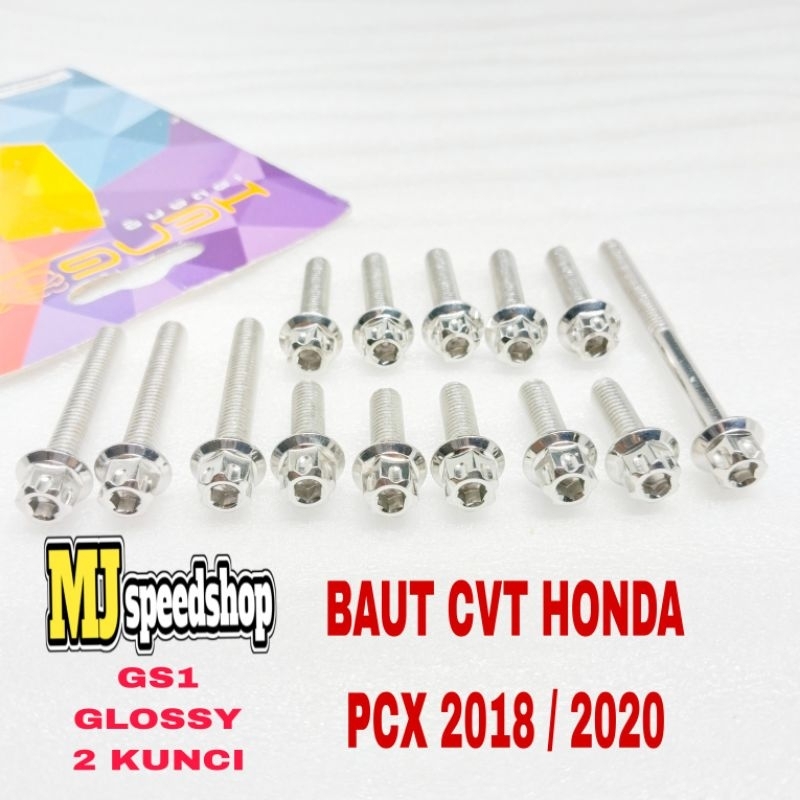 Jual BAUT CVT PCX LOKAL MODEL GS1 2 KUNCI ORIGINAL HENG PROBOLT STAINLESS THAILAND | Shopee ...