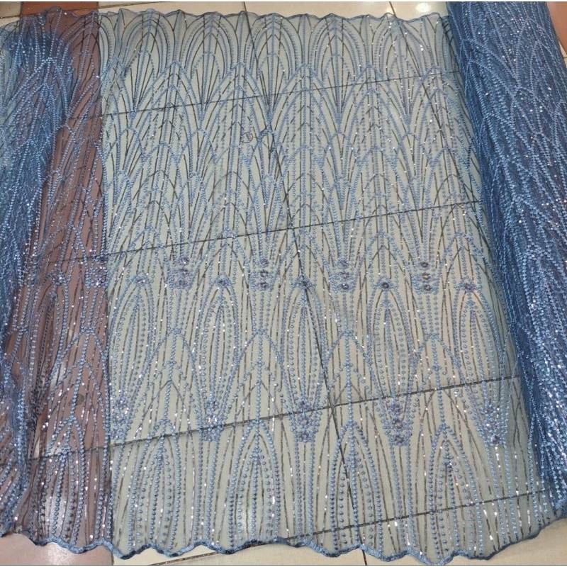 Jual kain tile elisab jaring full payet | Shopee Indonesia