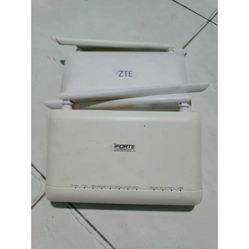 Jual Router ZTE GPON ONT ZXHN F609 Plus Adaptor Dual Band V3 Port Biru ...