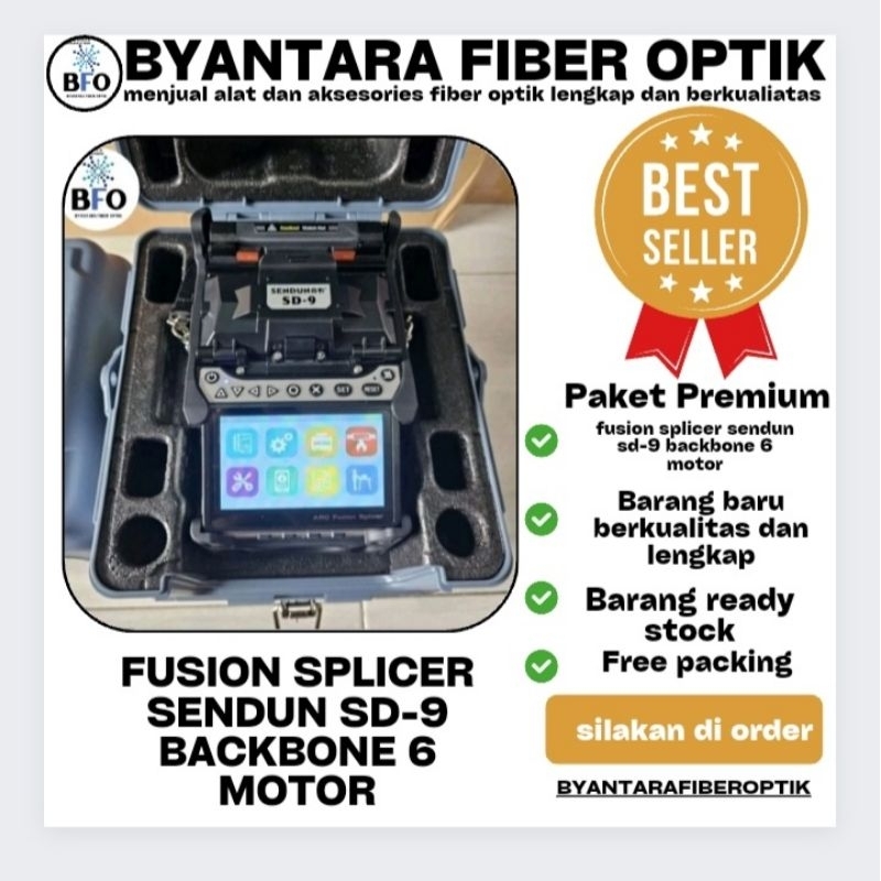 Jual fusion splicer sendun sd-9 backbone 6 motor | Shopee Indonesia