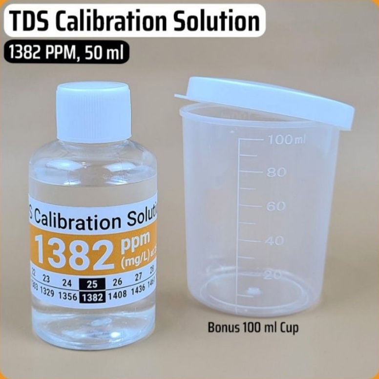 Jual SALEE TDS Calibration Solution 1382 PPM Larutan Cairan Kalibrasi ...