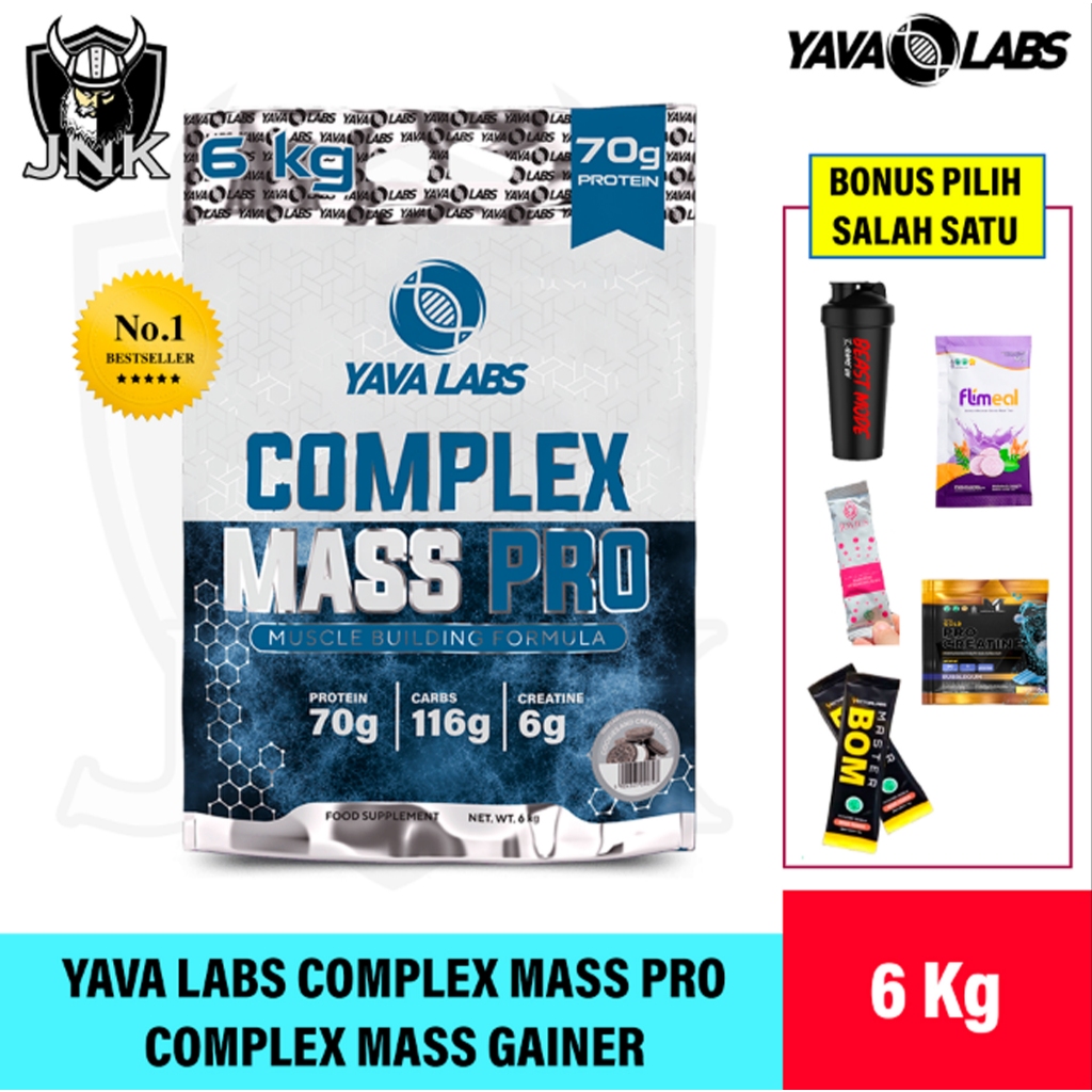Jual Yava Labs Complex Mass Pro 6 Kg 13.3 Lb | Gainer Nambah Berat ...