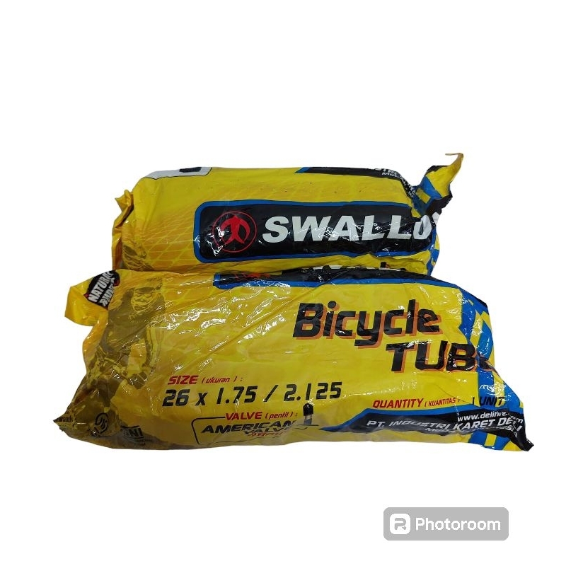 Jual Ban Dalam Sepeda 26 x 1.75/2.125 Swallow Pentil Motor Panjang 48mm AV Untuk Mtb Mini ...