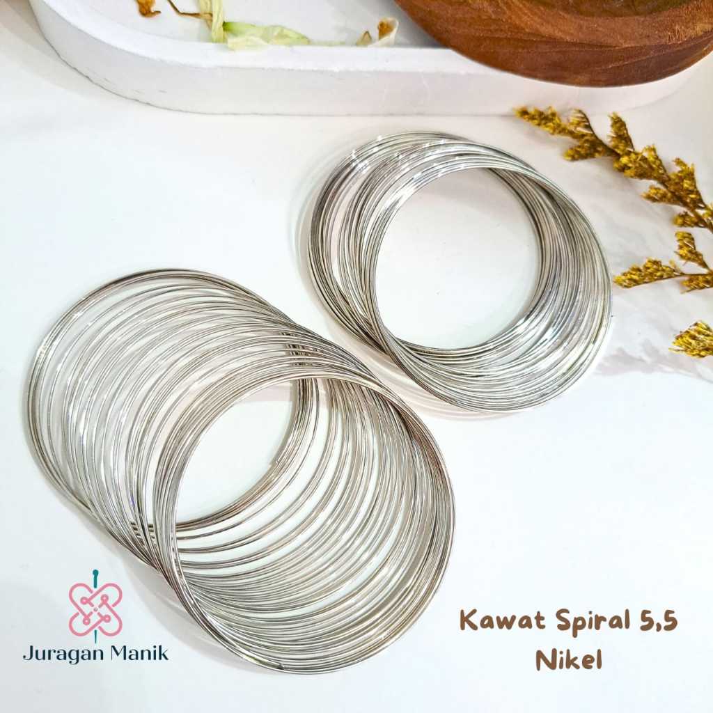 Jual 50gram KAWAT BAHAN GELANG SPIRAL - KAWAT BENTUK SPIRAL UNTUK BAHAN ...