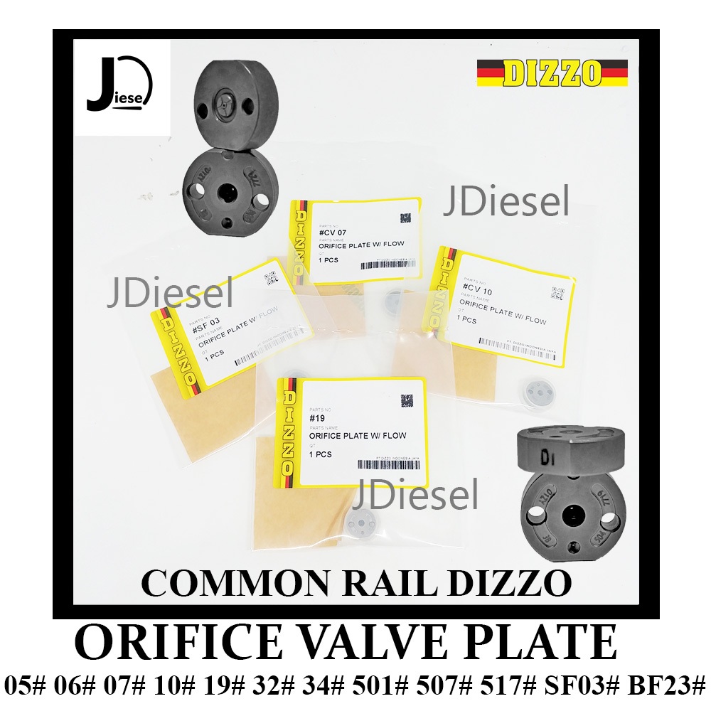 Jual DIZZO Orifice Common Rail Injector Control Valve CV Plate | Shopee ...