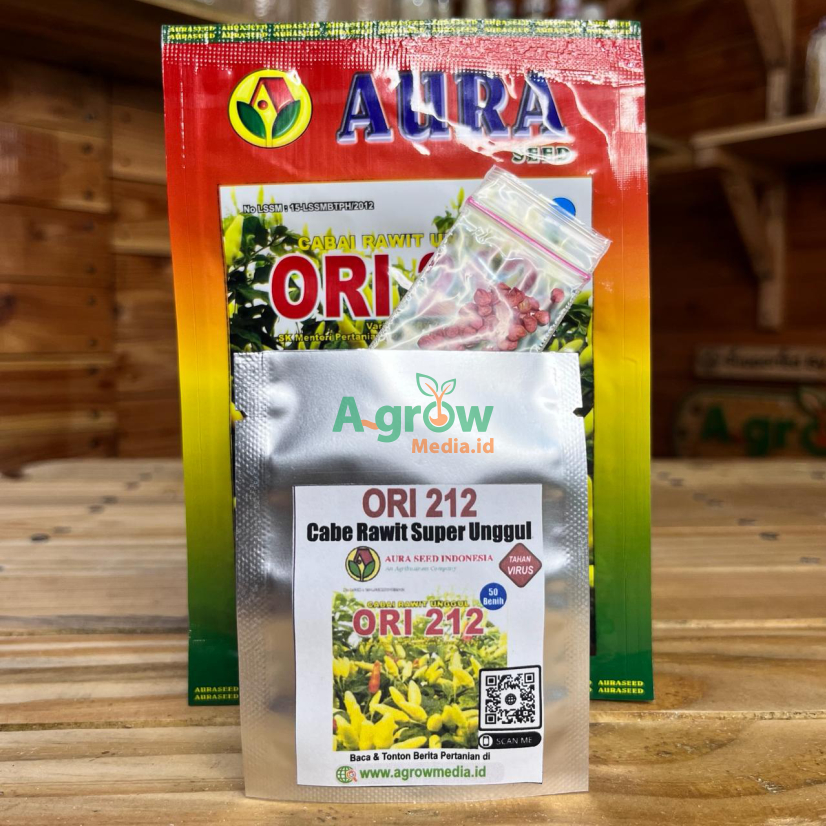 Jual Benih Cabe / Cabai Rawit ORI 212 Repack Isi 50 Butir AURA SEED ...