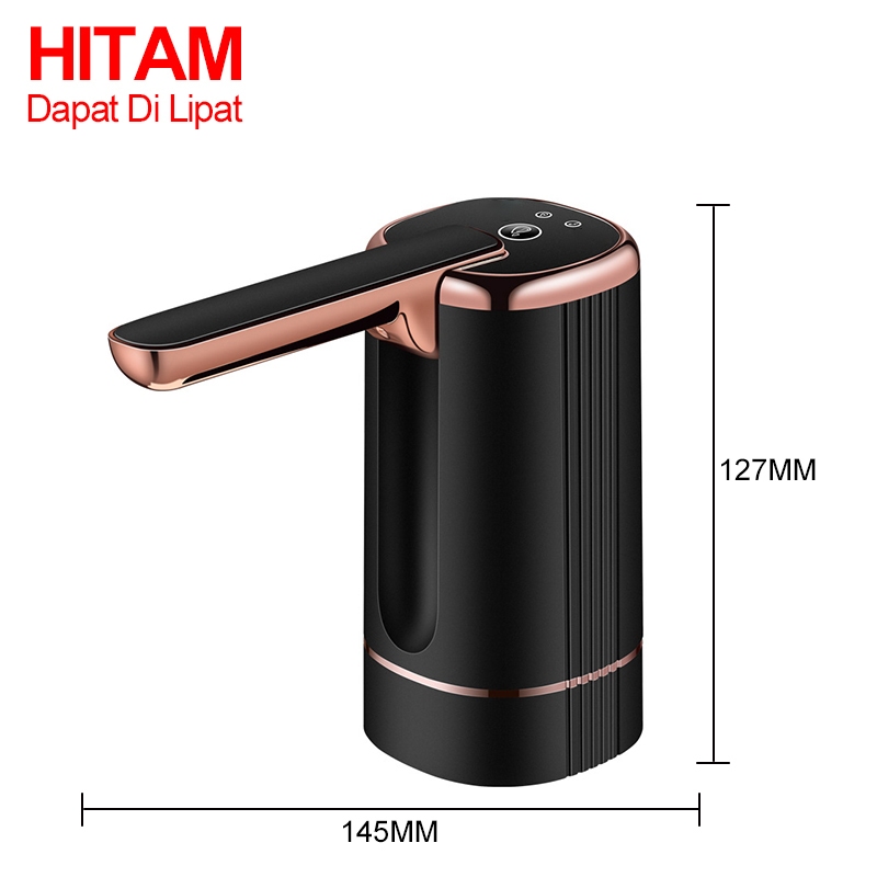 Jual Pompa Air Galon Rechargeable Hitam Water Pump Pompa Dispenser Alat ...