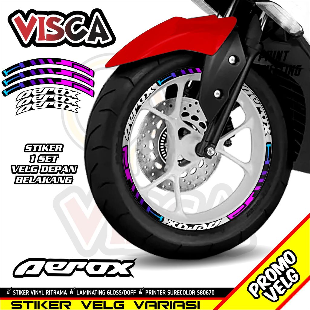 Jual Stiker Velg List Velg Motor Stiker Velg Aerox Motif Hitech Bunglon ...