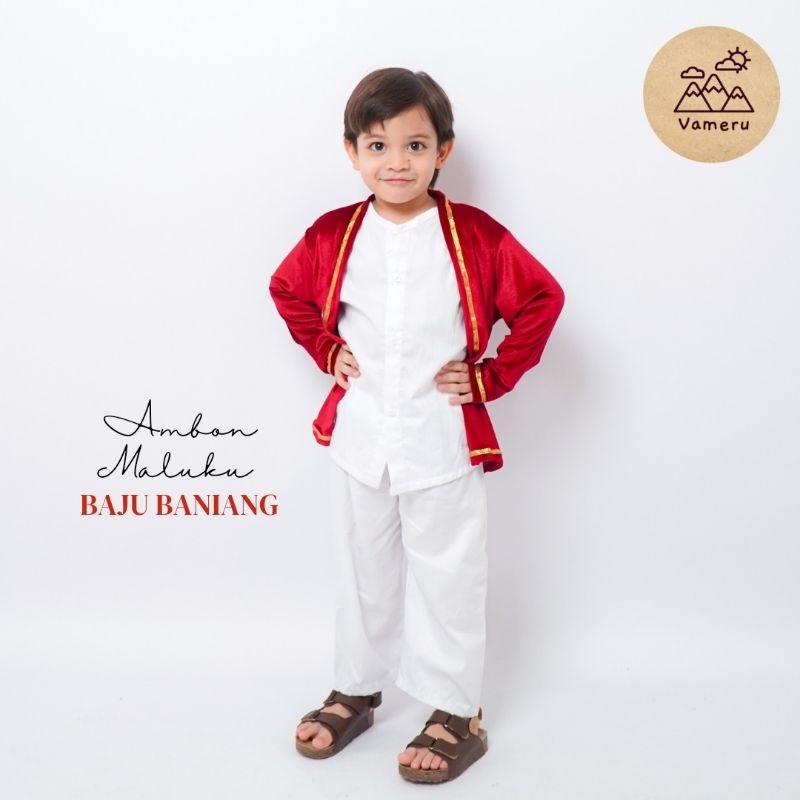 Jual VAMERU - BAJU ADAT MALUKU ANAK AMBON BANIANG | Shopee Indonesia