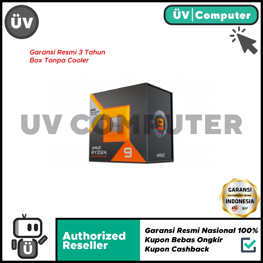 Jual AMD RYZEN 9 7950X3D Processor CPU AM5 Box Resmi | Shopee Indonesia