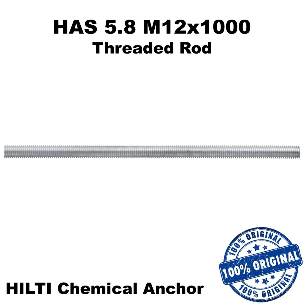 Jual Angkur HILTI HAS 5.8 M12x1000 Threaded Rod | Asdrat HILTI | Shopee ...