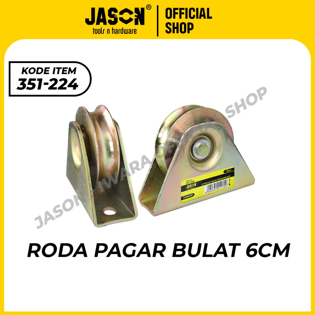 Jual JASON RODA REL PAGAR BULAT "U" | RODA PAGAR GESER 4 UKURAN| 351 ...