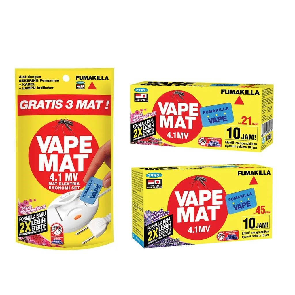 Jual vape mat fumakilla obat nyamuk elektrik dan kecoa 4.1mv BLOOMING ...