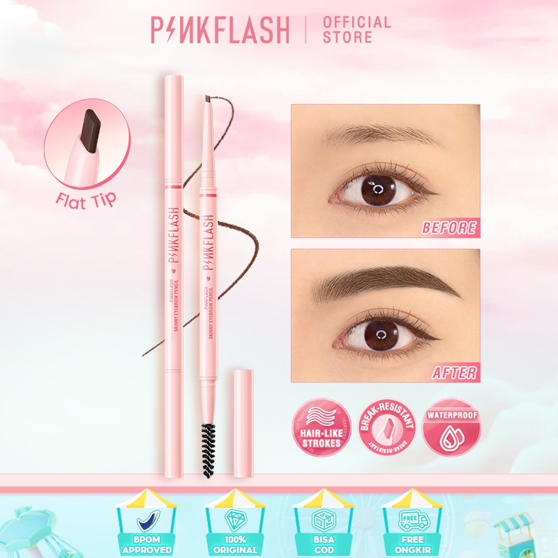 Jual Pinkflash Skinny Eyebrow Pencil | Pensil Alis Matic Pinkflash ...