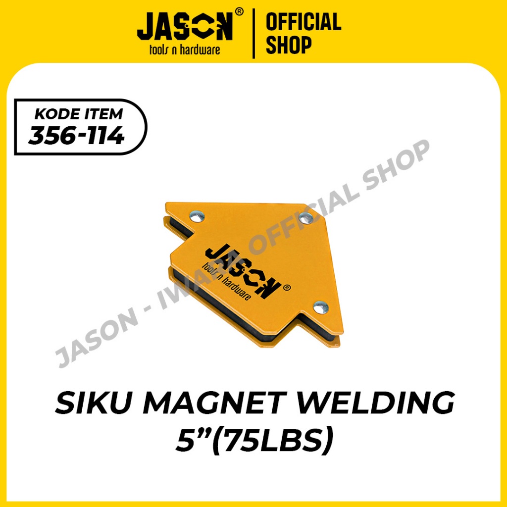 Jual SIKU MAGNET WELDING 5"-75LB JASON 356-114 | Shopee Indonesia