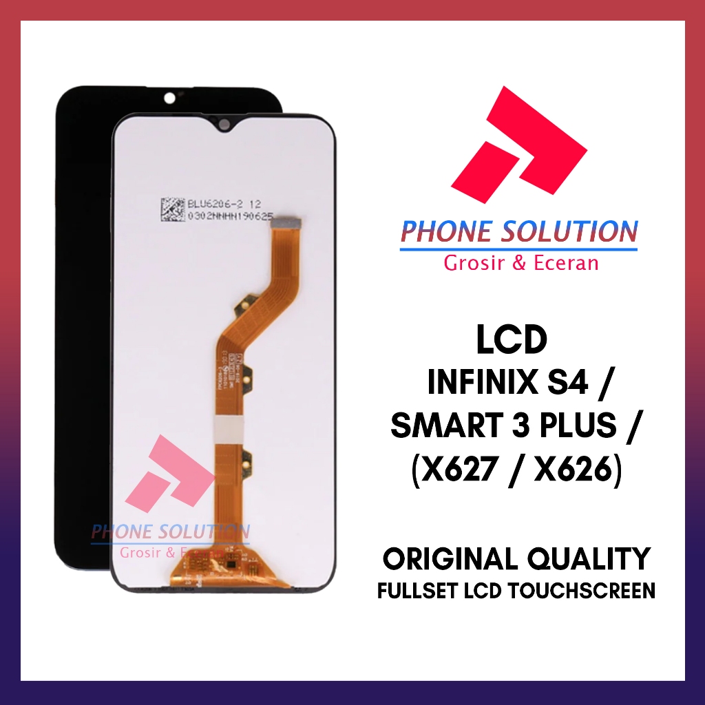 Jual LCD Infinix S4 / Infinix Smart 3 Plus / Infinix X626 / Infinix X627 Original Fullset ...