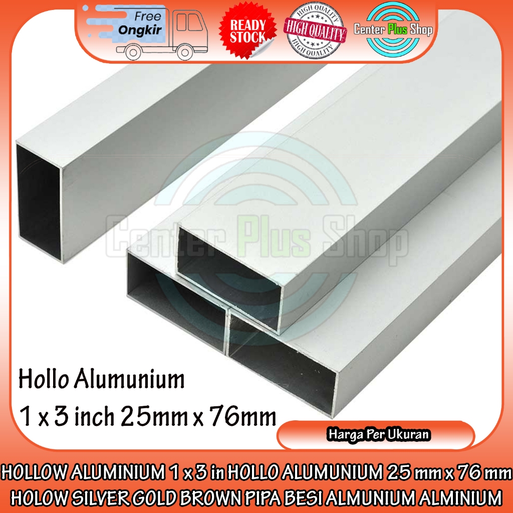 Jual Hollo Alumunium Hollow Aluminium 25 Mm X 76 Mm 1 X 3 In Holow ...