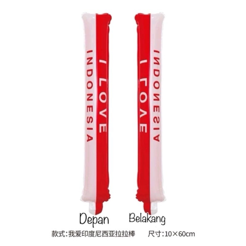 Jual BALON TEPUK MERAH PUTIH HUT RI | BALON SUPORTER BALON DIRGAHAYU ...