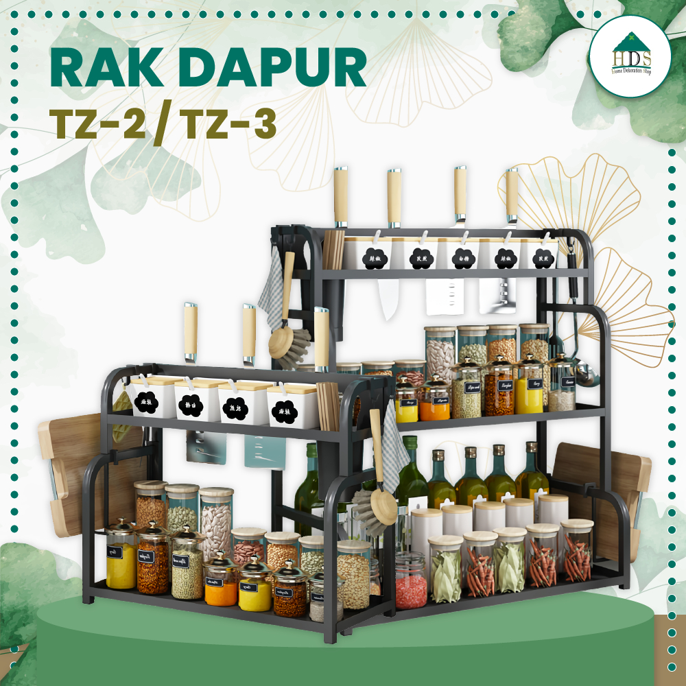 Jual Home Dekorationshop Official Shop Rak Bumbu Dapur Rak Susun ...