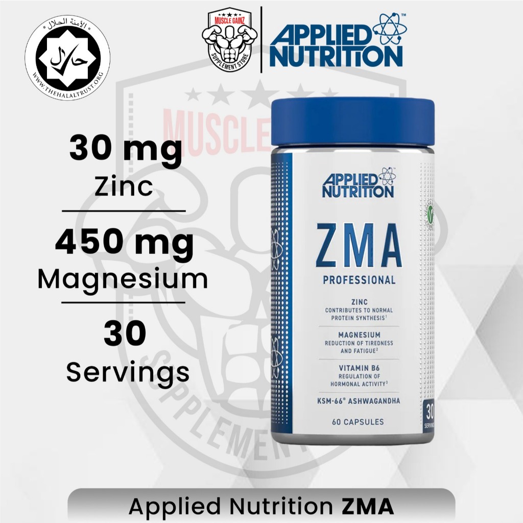 Jual Applied Nutrition ZMA Pro Zinc Magnesium Vit B6 Aswagandha ...