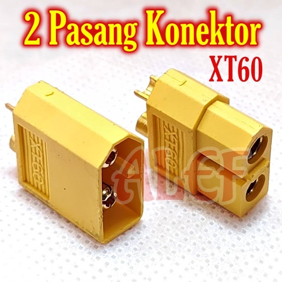 Jual 2Pasang Socket konektor baterai lipo XT60 Soket | Shopee Indonesia