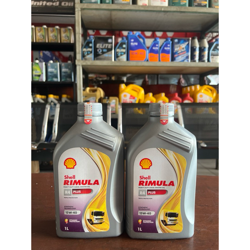 Jual Oli Shell Rimula R4 SAE 15w-40 Kemasan 1 Lt | Shopee Indonesia