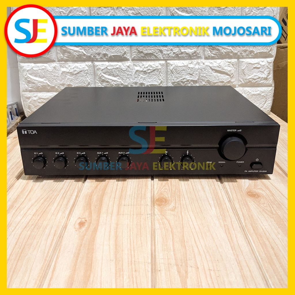 Jual Ampli Toa 240 watt / Power Toa Original ZA-2240 / Mixer Amplifier ...