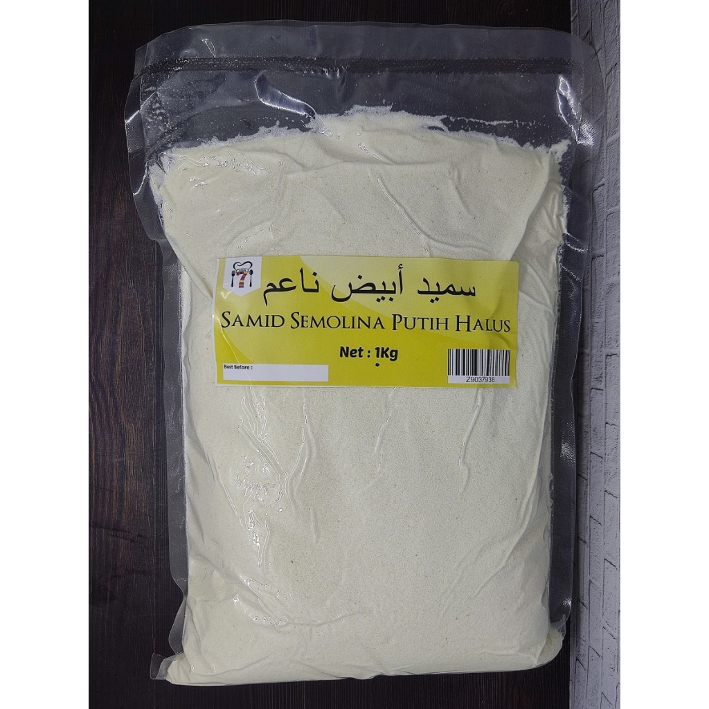 Jual TEPUNG SEMOLINA PUTIH HALUS 1KG | Shopee Indonesia