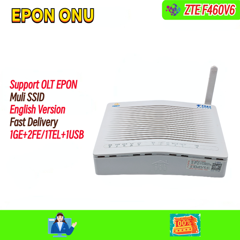 Jual F460 V6 ONT EPON ONU ZTE ZXHN ACCESS POINT 1GE+2FE WIRELESS WIFI ...