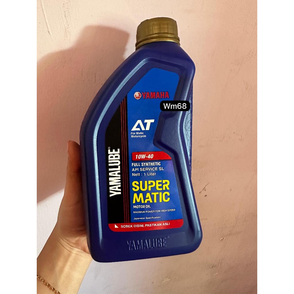 Jual OLI yamalube ym super matik metik 1L 10w40 ORI | Shopee Indonesia