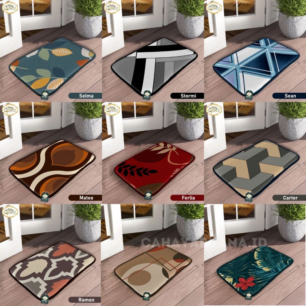 Jual Keset vallery Quincy size.40 x 60 cm anti slip / Keset Busa ...