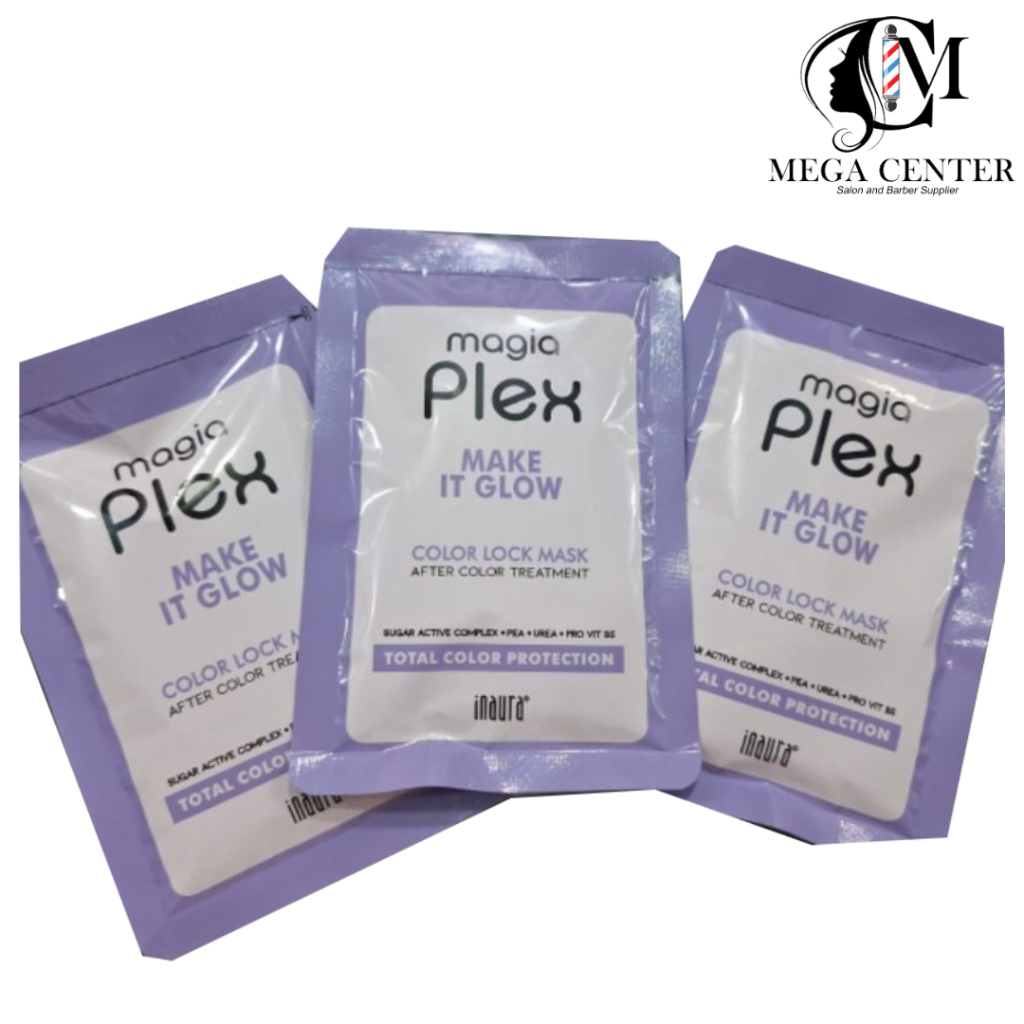Jual INAURA Magia Plex Color Look Mask Sachet 40gr | Shopee Indonesia