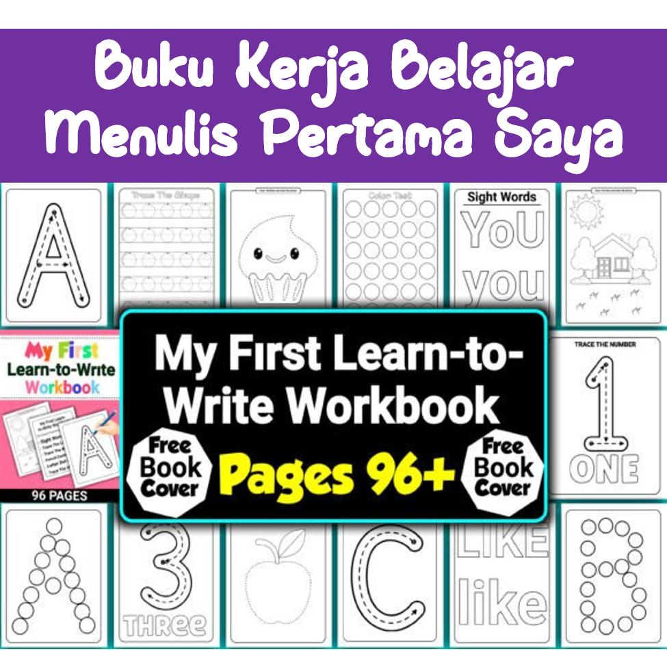 Jual Buku Kerja Belajar Menulis Pertama Saya | Shopee Indonesia