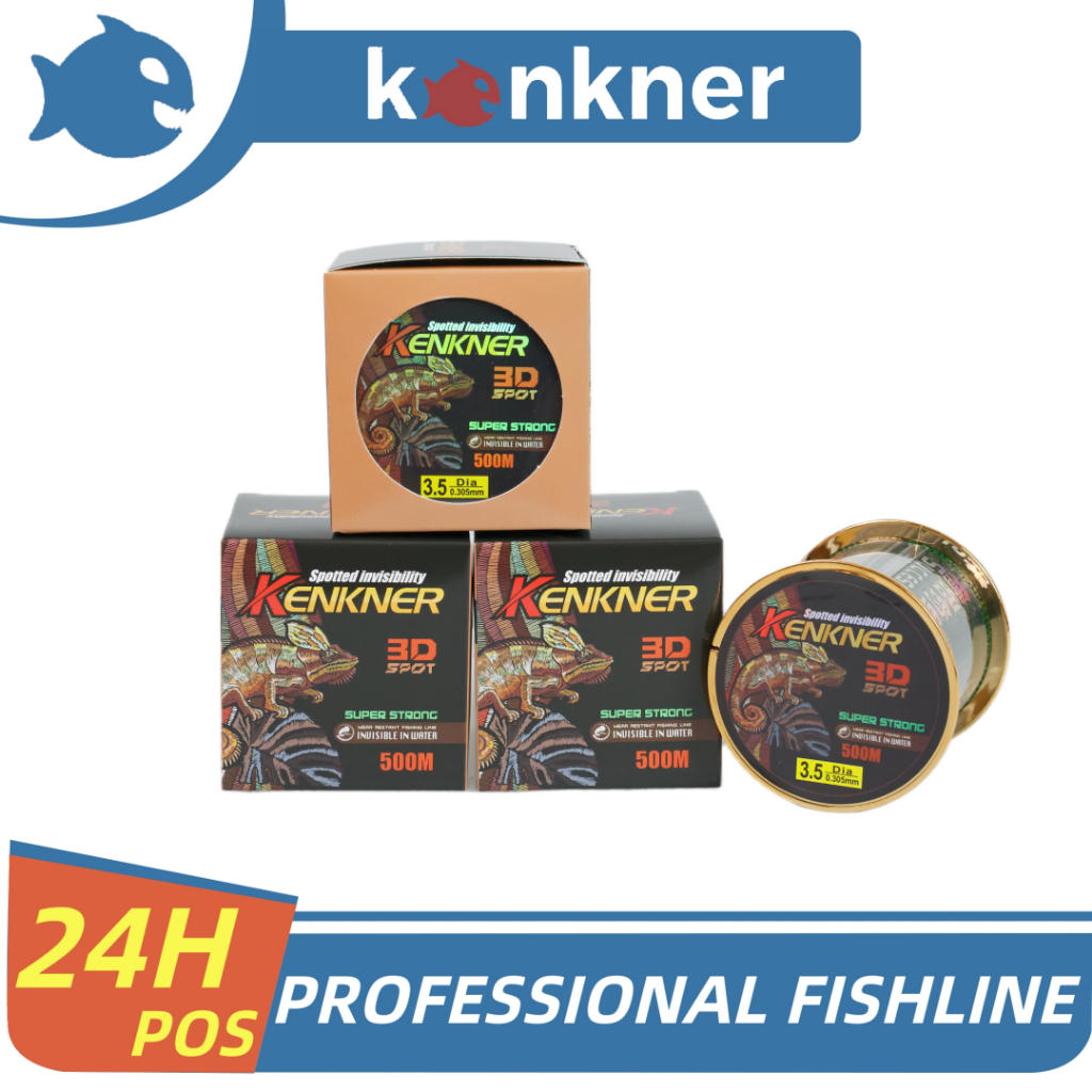 Jual Kenkner Senar Pancing 500m Garis Pancing Nilon Senar Titik Tak ...