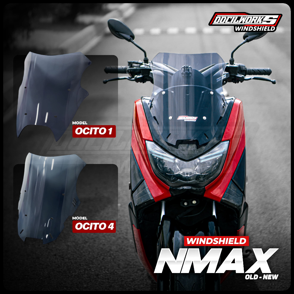 Jual Docilworks - Visor Windshield Ocito Nmax New Nmax Old | Shopee ...