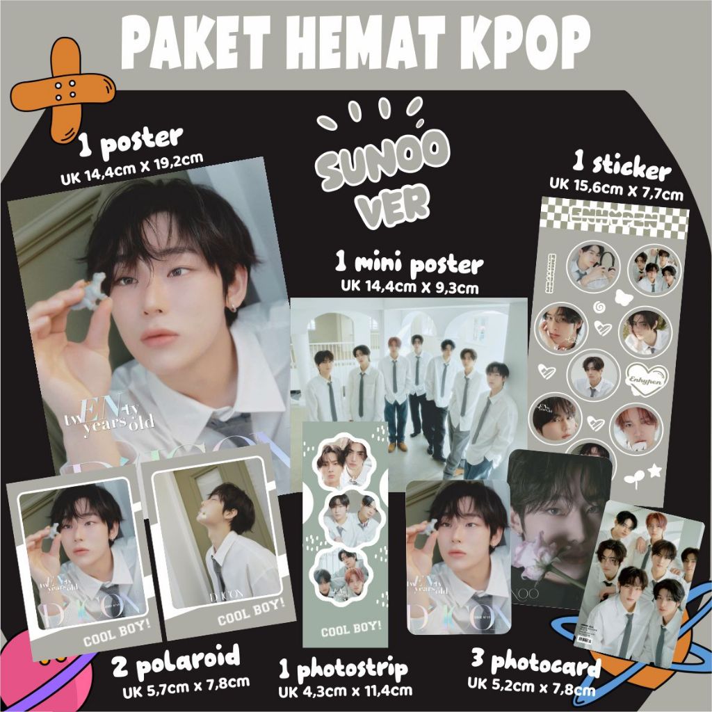 Jual PAKET HEMAT KPOP ENHYPEN - D ICON | Shopee Indonesia