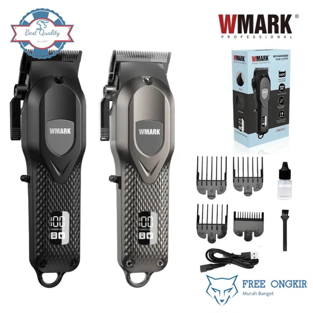 Jual WMARK Hair Clipper Magic Taper Professional Elektrik Digital LED ...