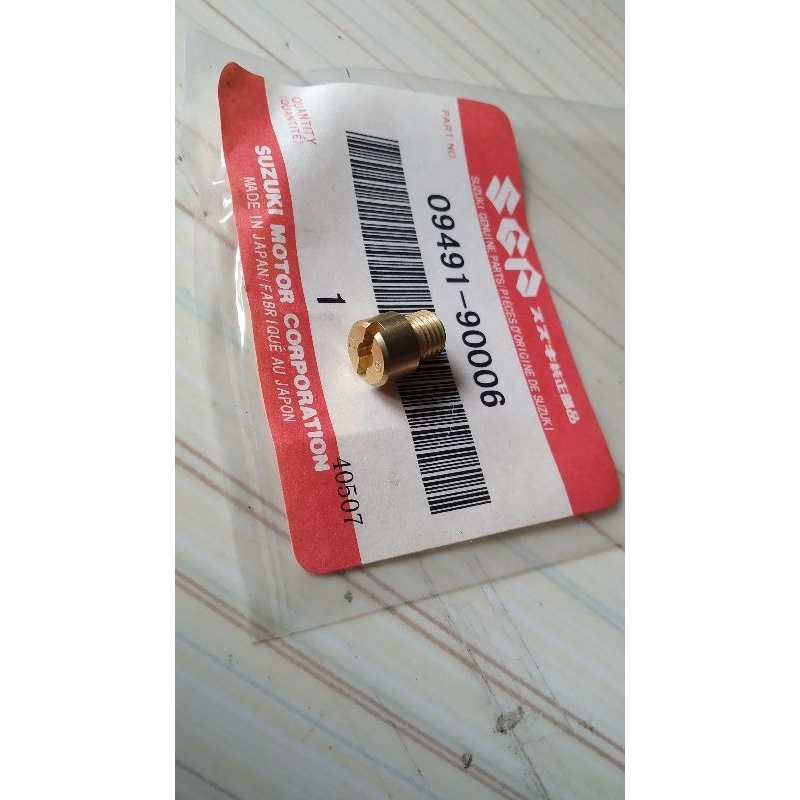 Jual Mainjet main jet spuyer karburator Suzuki Shogun R New original ...