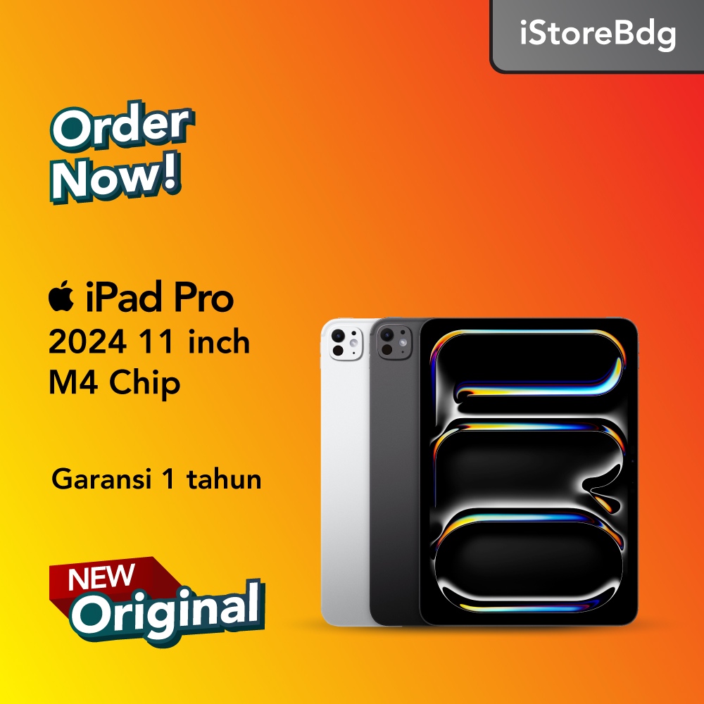 Jual iPad Pro 2024 11 inch M4 Chip 256GB 512GB 1TB 2TB Garansi Resmi ...