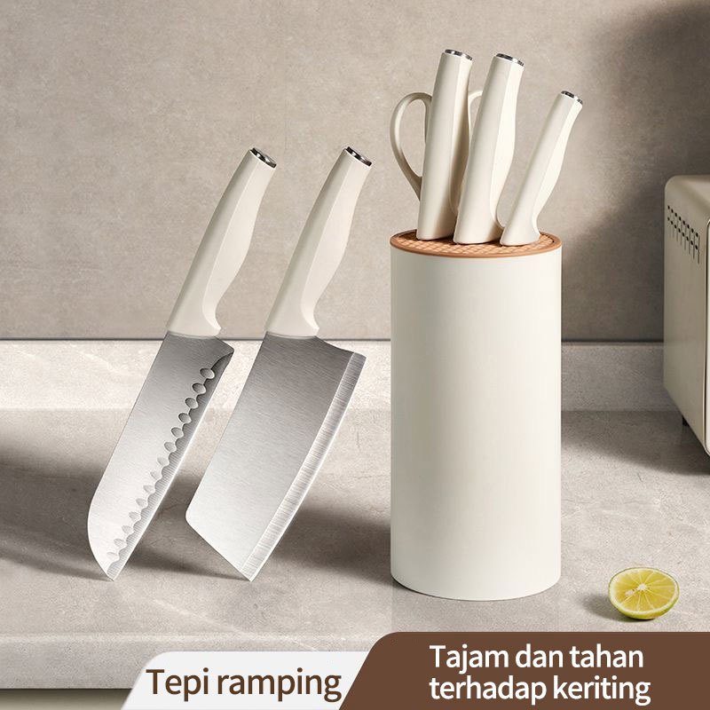 Jual 5Pcs Pisau Set Dapur /Kitchen Knife Set Stainless Steel/Pisau Set ...
