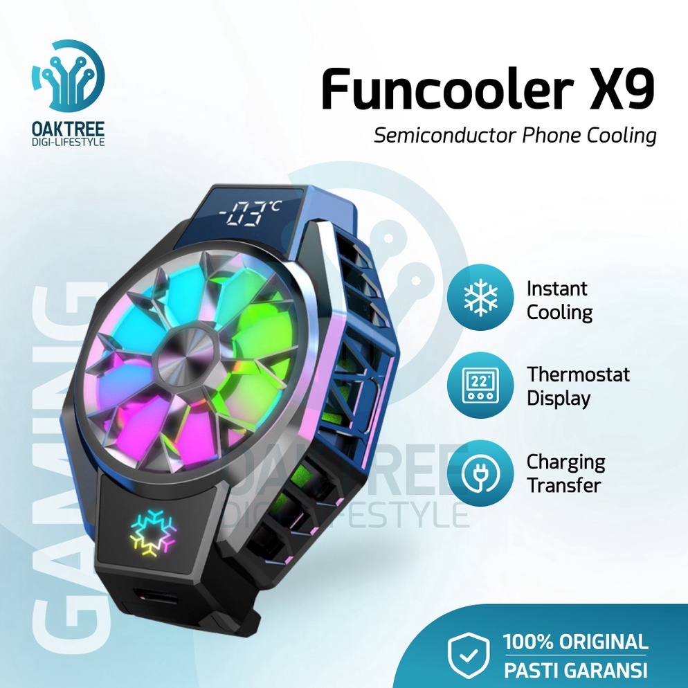 Jual Harga Spesial Funcooler X9 Fan Cooler Radiator Pendingin HP ...