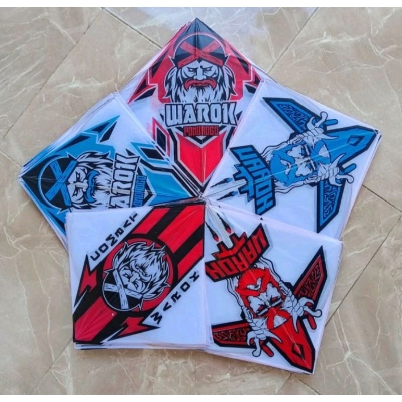 Jual Layangan Super By Warok Full Apus (10pcs) | Shopee Indonesia