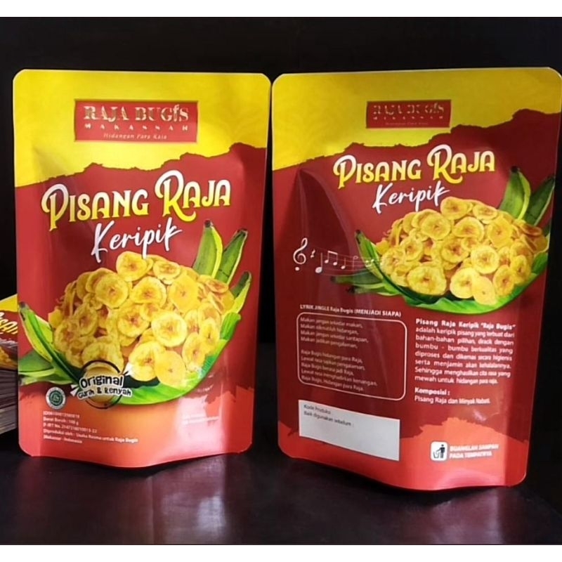 Jual keripik Pisang Raja Bugis Makassar(100gr) | Shopee Indonesia