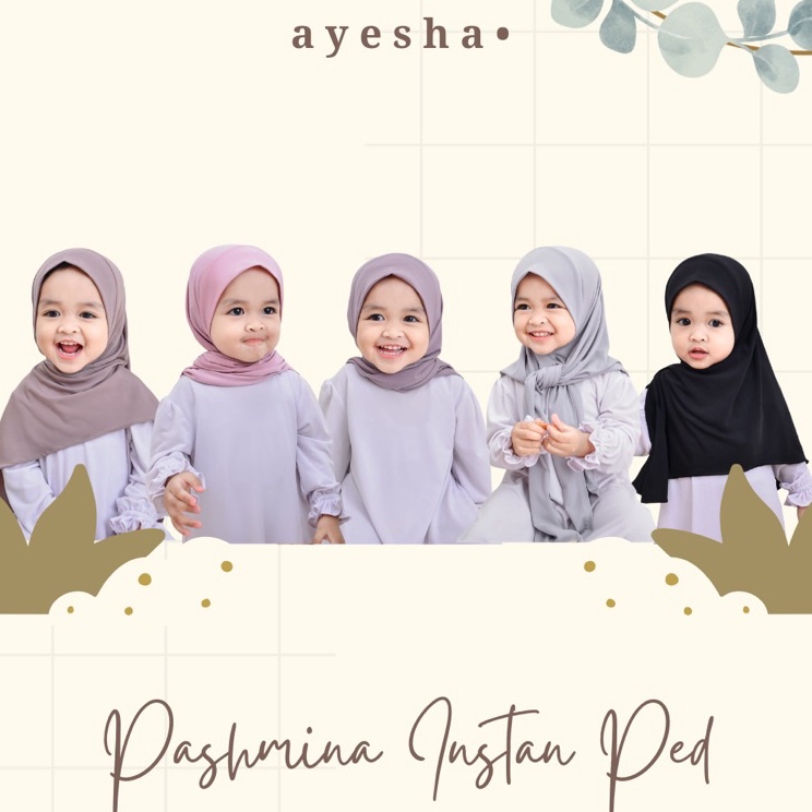 Jual Paket Terbaik Ayesha PASTAN PED ANAK PashminaHijab segitiga ...