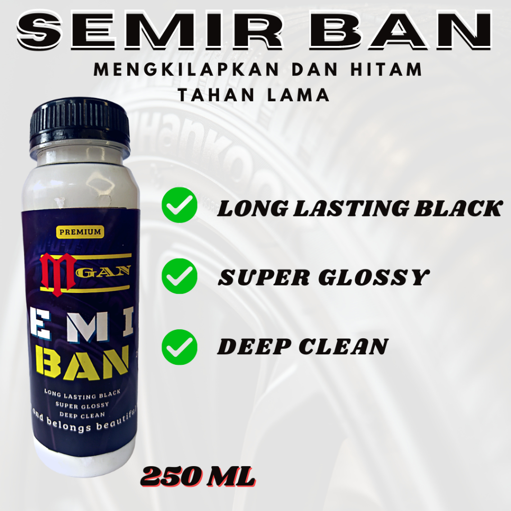 Jual semir ban mobil dan motor , penghitam ban dan body tahan lama lebih mengkilap perawatan ...