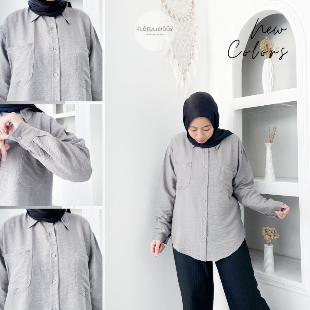 Jual RUBY SHIRT - FLOTTILICIOUS / BAJU WANITA MURAH / POLO LINEN ...