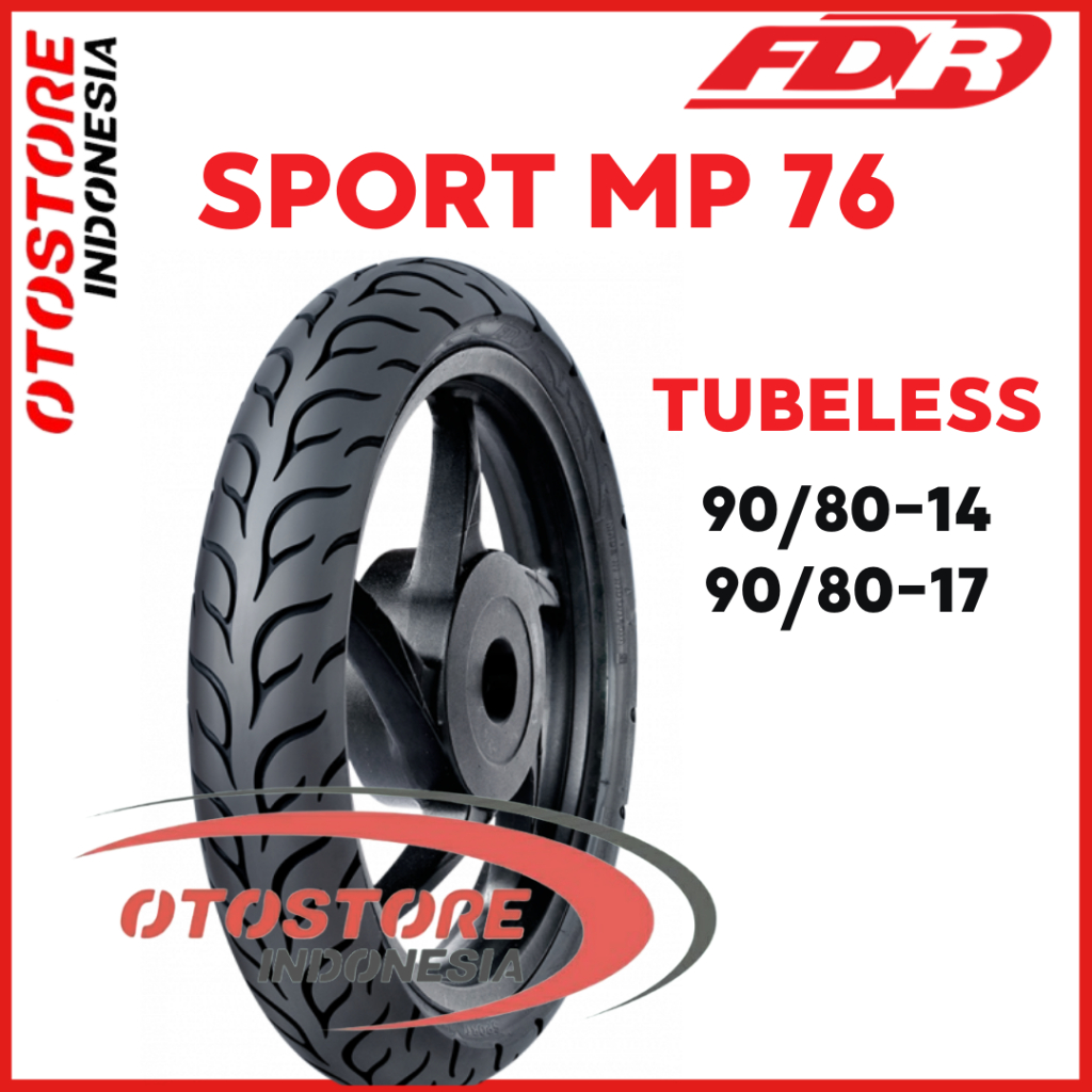 Jual BAN LUAR MOTOR FDR TL SPORT MP76 Ring 14 dan 17 Ban Motor ...