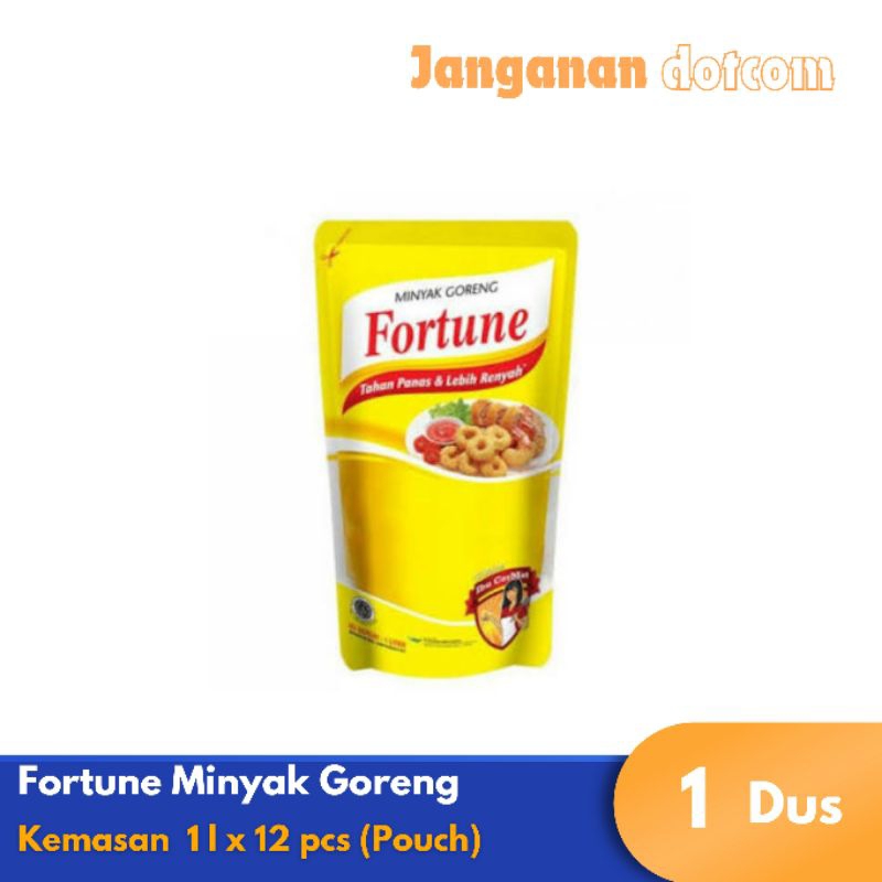 Jual Fortune Minyak Goreng 1 Liter 1 Dus x 12 Pcs Kemasan Pouch | Shopee Indonesia