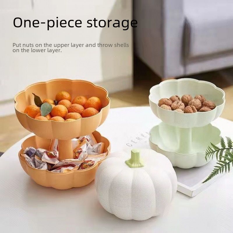 Jual TEMPAT BUAH,SNACK DLL BENTUK LABU 2 SUSUN | Shopee Indonesia