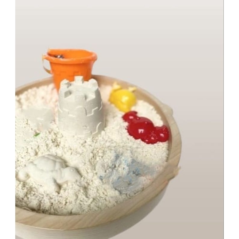 Jual Sand Foodgrade 1 kg / Pasir Edible / Mainan Pasir Pantai / Mainan ...